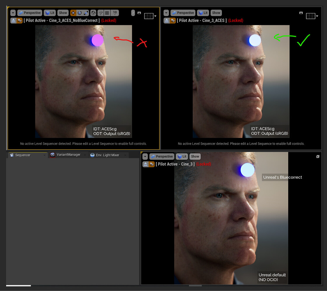 Creating an OCIO view transform to match default Unreal 4 ACES viewport tonemapper - VFX ...